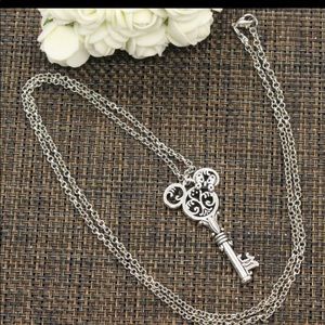 Disney | Jewelry | Disney Minnie Mouse Key Pendant Necklace | Poshmark